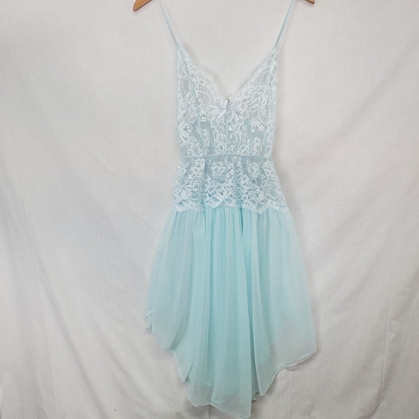 Vtg Donna Richard for Gilligan O'Malley Nightgown Size M Light Blue ...