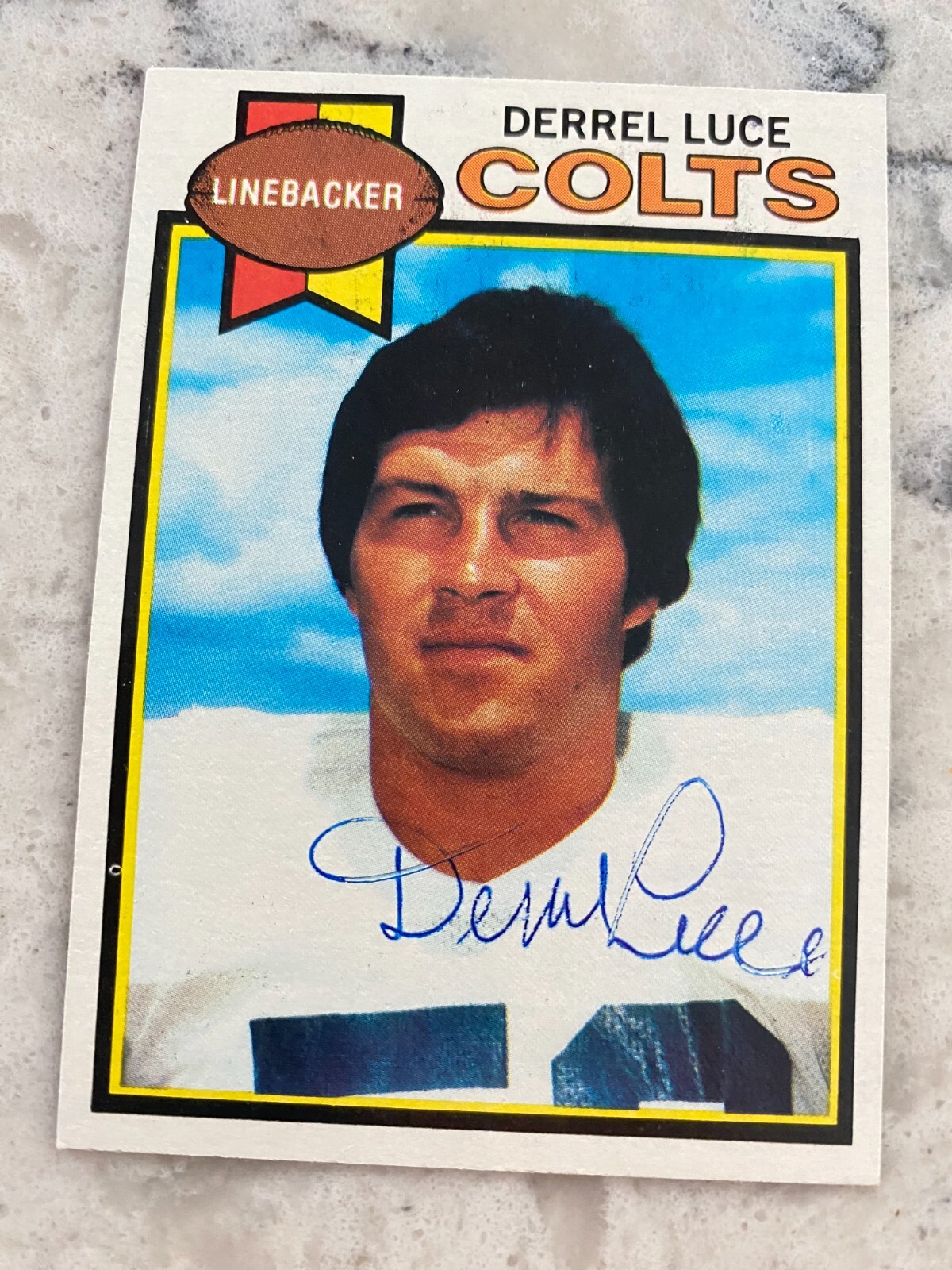 Derrel Luce Signed BALTIMORE COLTS Card 1979 Topps | eBay