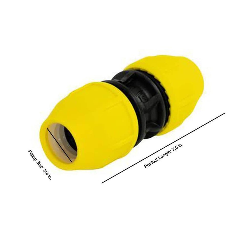 HOME-FLEX Underground Kit 100', 2 Couplers, 2 Meter Risers, Gas Line ...