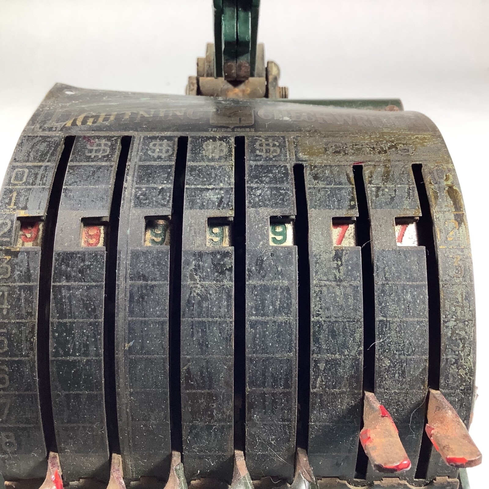 Vintage Hedman Mfg. Co. Lightning Check Writer Antique Office Decor ...