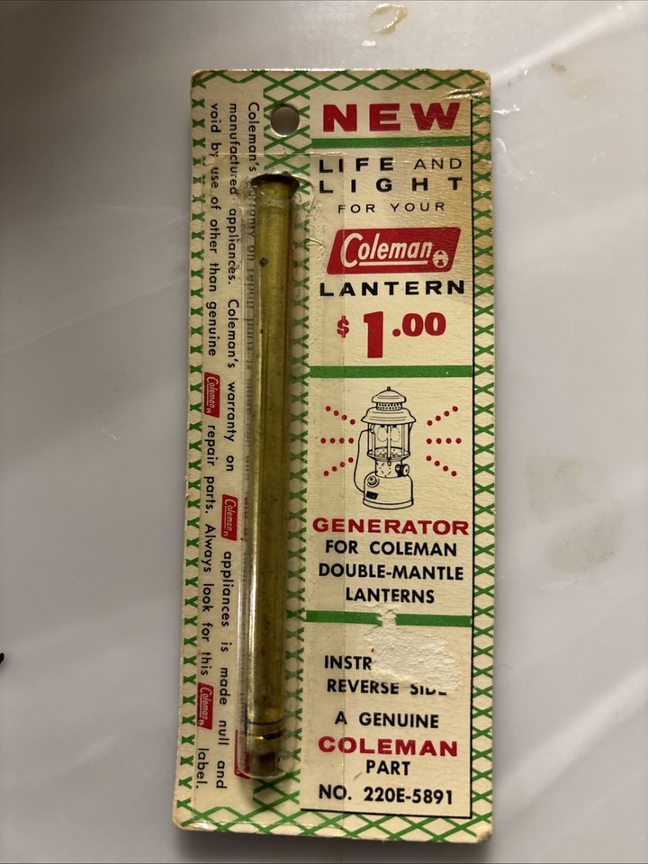 Vintage Coleman Lantern Generator 220E5891 N.O.S. | eBay