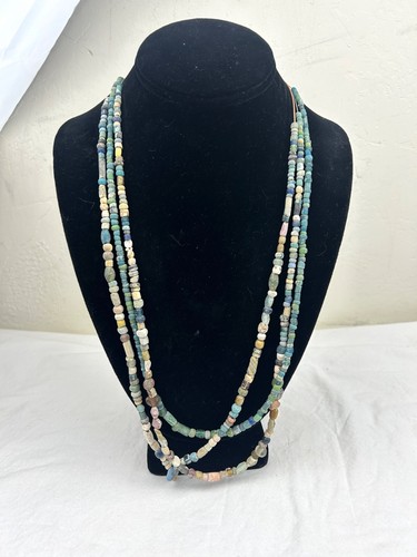 Ancient Indus Valley Roman Glass & Faience Bead Necklace c2000 years ...