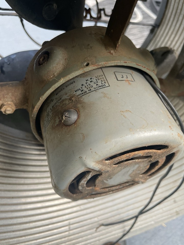 Vintage Vornado Fan Model 5K001 Black Parts Repair Chicago, IL | eBay