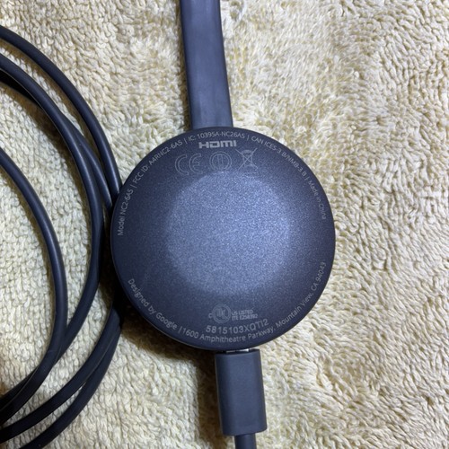 Google Chromecast Model NC2-6A5 HD WiFi Media Streaming 2nd Generation ...