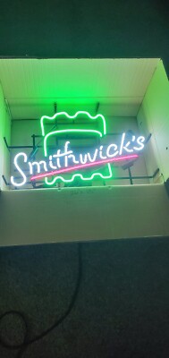 SMITHWICK'S IMPORTED IRISH ALE Neon Sign lighted display 28x16 NIB Rare ...