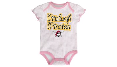 NWOT Pittsburgh Pirates Girls Infant Bodysuit Creeper Baby 0-3M,3-6M ...