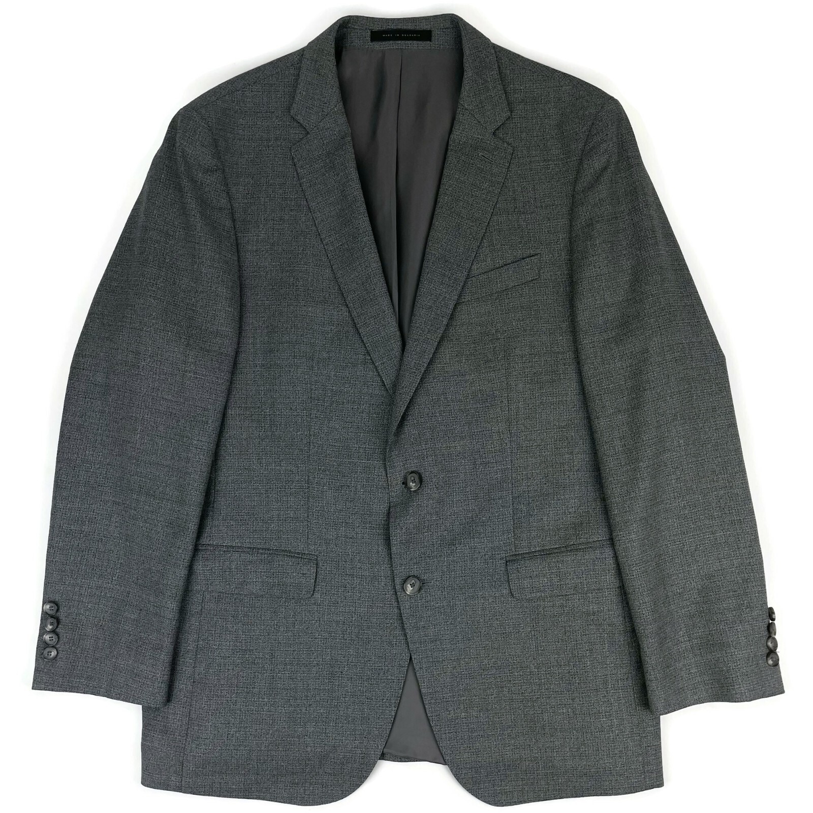 Hugo Boss Suit Jacket 42R Mens 2 Btn Blazer Novan3/Ben Super 100 Tesse ...
