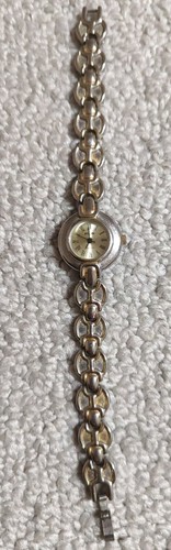 Folio Womens Base Metal Bezel Stainless Steel Back China Movt Watch 24 ...