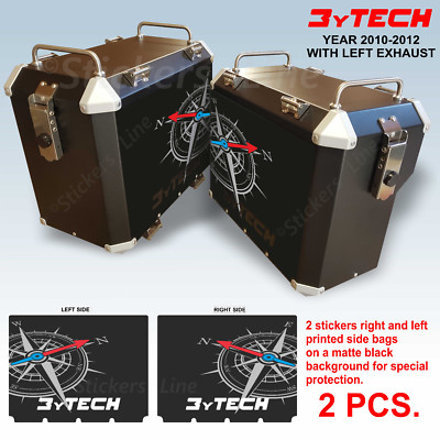Stickers Suitcases MyTECH BMW R1200GS Adventure 2010-2012 Compass Bags ...