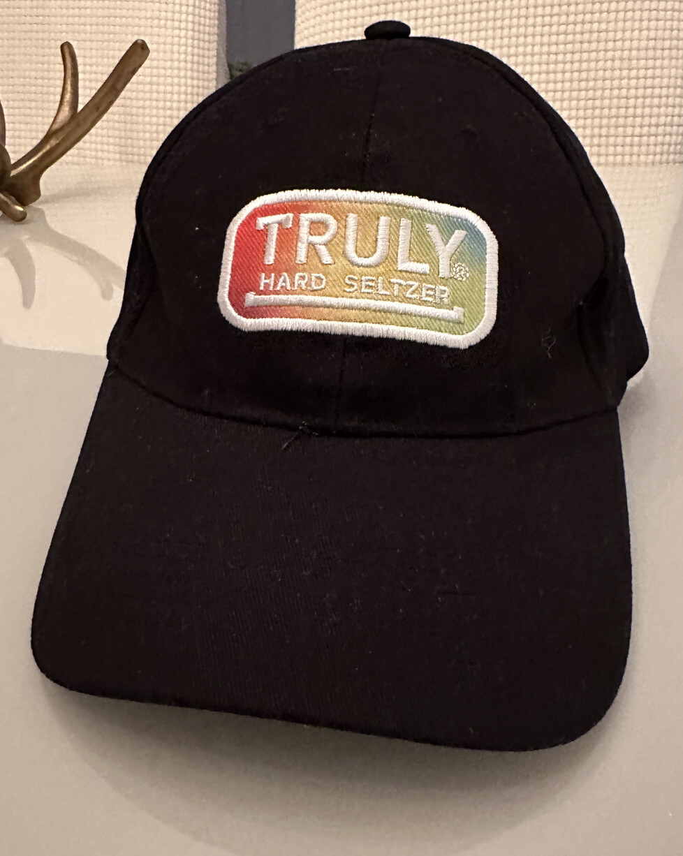 Truly Hard Seltzer Hat Cap Rainbow Logo One Size - Gem