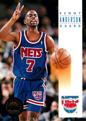 1993 NEW JERSEY NETS NBA Card KENNY ANDERSON Skybox | eBay Australia