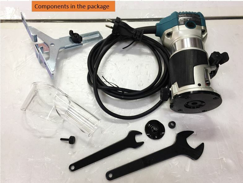 Makita RT0700C 6.35mm 1/4" Trimmer 220V 710W Router Tool -Express Ship ...