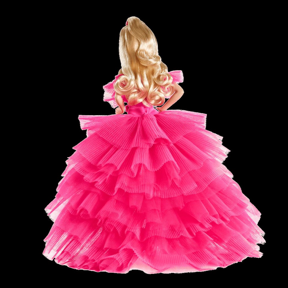 Pink Premiere Silkstone Barbie Pink Collection Doll With Earrings ...