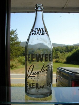 SEEWEE Quality Beverage Co. Allentown, Pa Clear ACL Quart | eBay