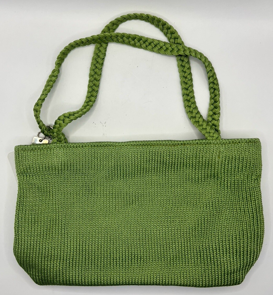 Lina Bag Green Crocheted Macrame Shoulder Handbag | eBay