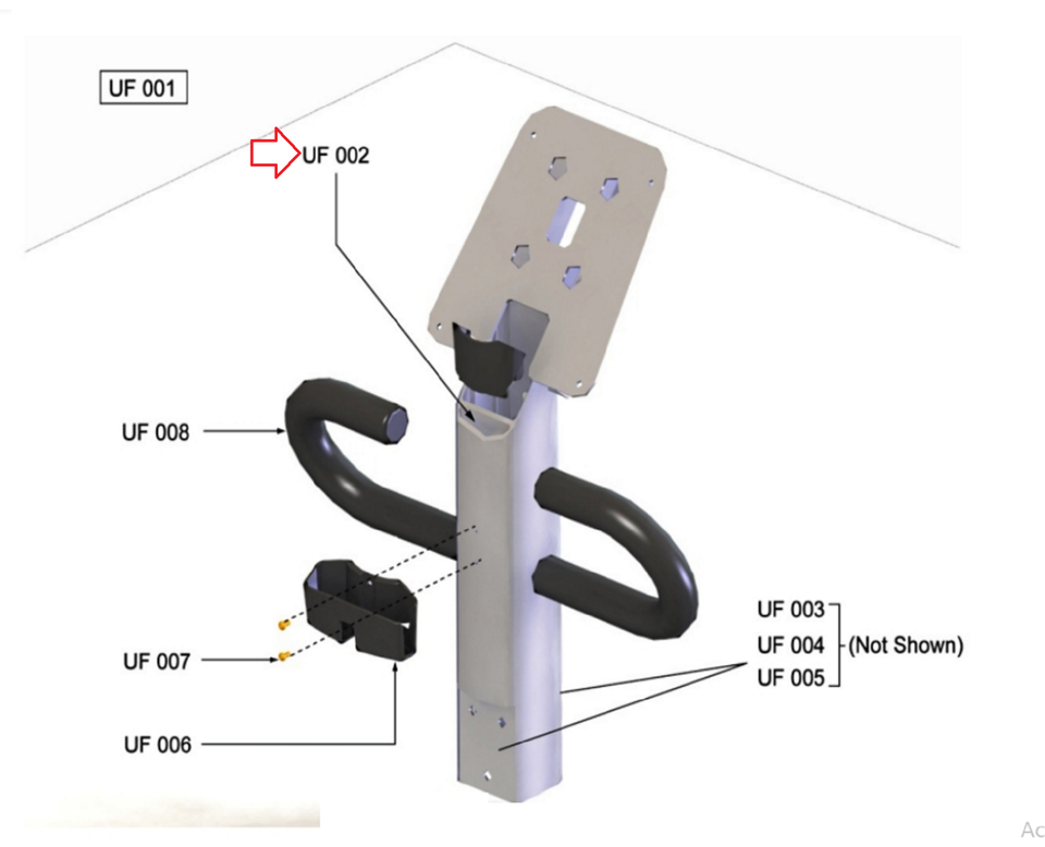 Life Fitness Lifecycle Bike Mono Column Recumbent Cover 0K66-01099-0000 ...