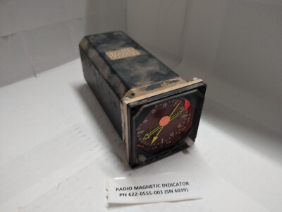 Collins 332C-10 Radio Magnetic Indicator RMI P/N 622-0555-003 (SN 6039 ...