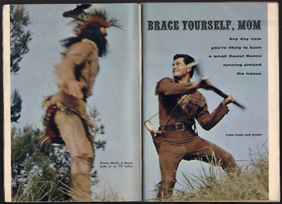 1960 TV ARTICLE ~ DEWEY MARTIN is DANIEL BOONE WALT DISNEY PRESENTS | eBay