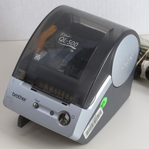 Brother P-touch QL-500 DK Rolls USB 50lpm 300dpi 2.4" Wide Label ...