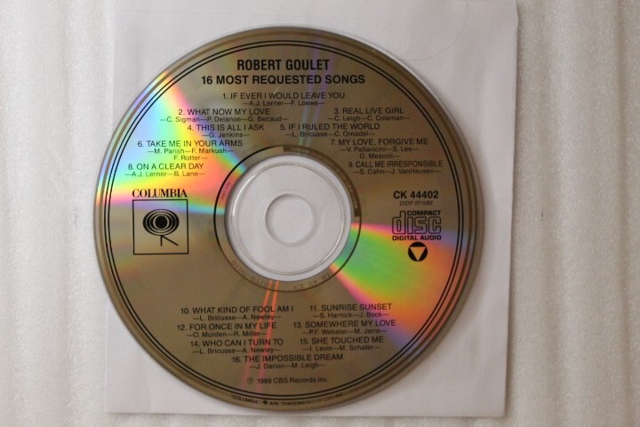 Robert Goulet – 16 Most Requested Songs CD 74644440225 | eBay
