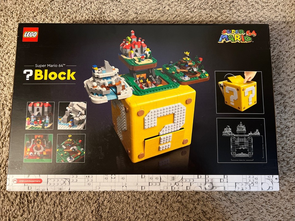 Lego 71395 Super Mario 64 Question Mark Block Building Kit Brand New ...