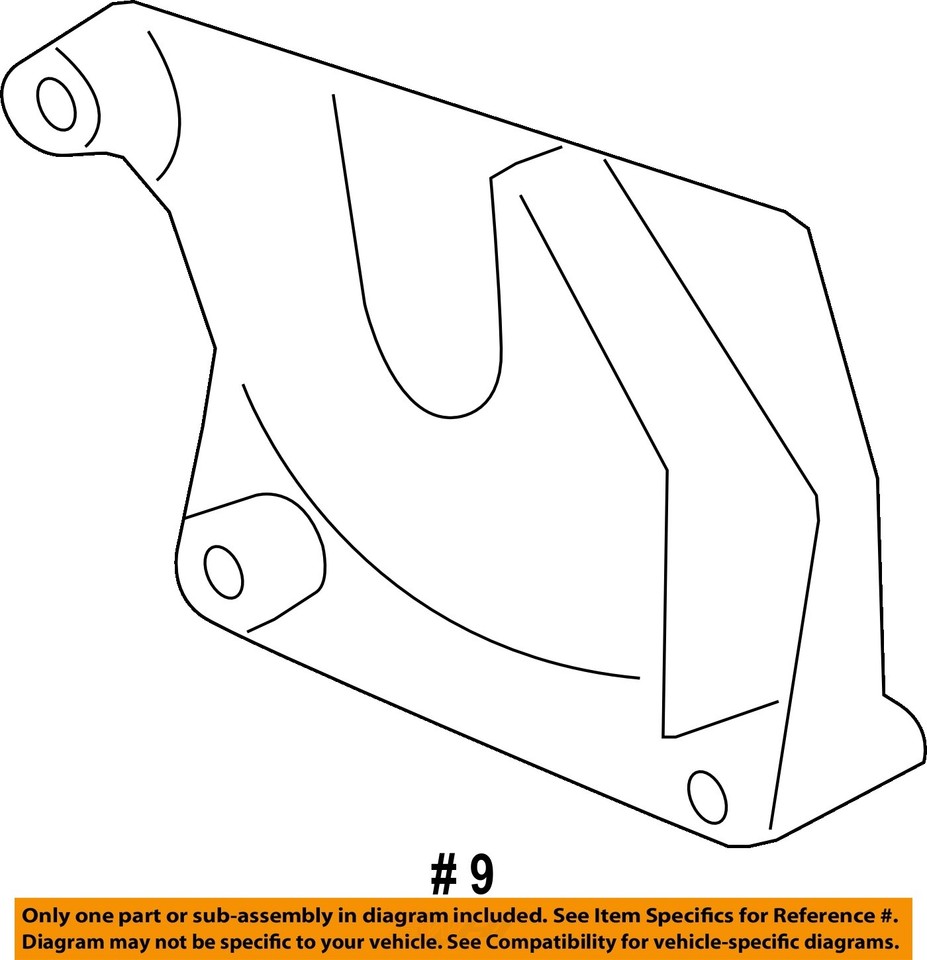 GM OEM 09-17 Acadia Limited Engine Trans Mounting-Trans Mount Brkt ...