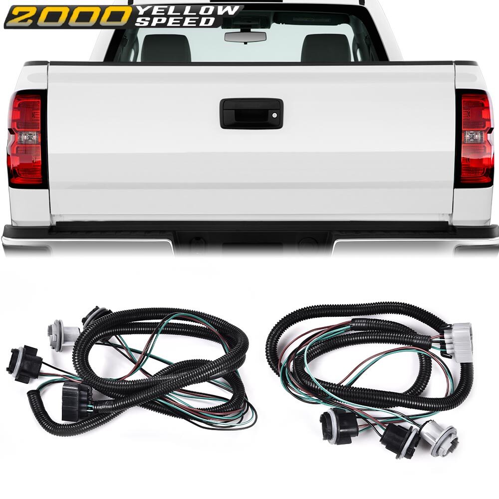 Fit For 07-14 Chevy Silverado Pickup Truck Tail Light Lamp Wiring ...