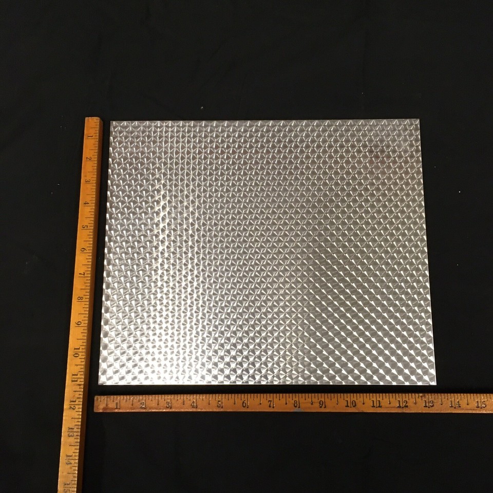 11" x 13" Engine Turned Aluminum Sheet Metal - Swirled Panel | eBay