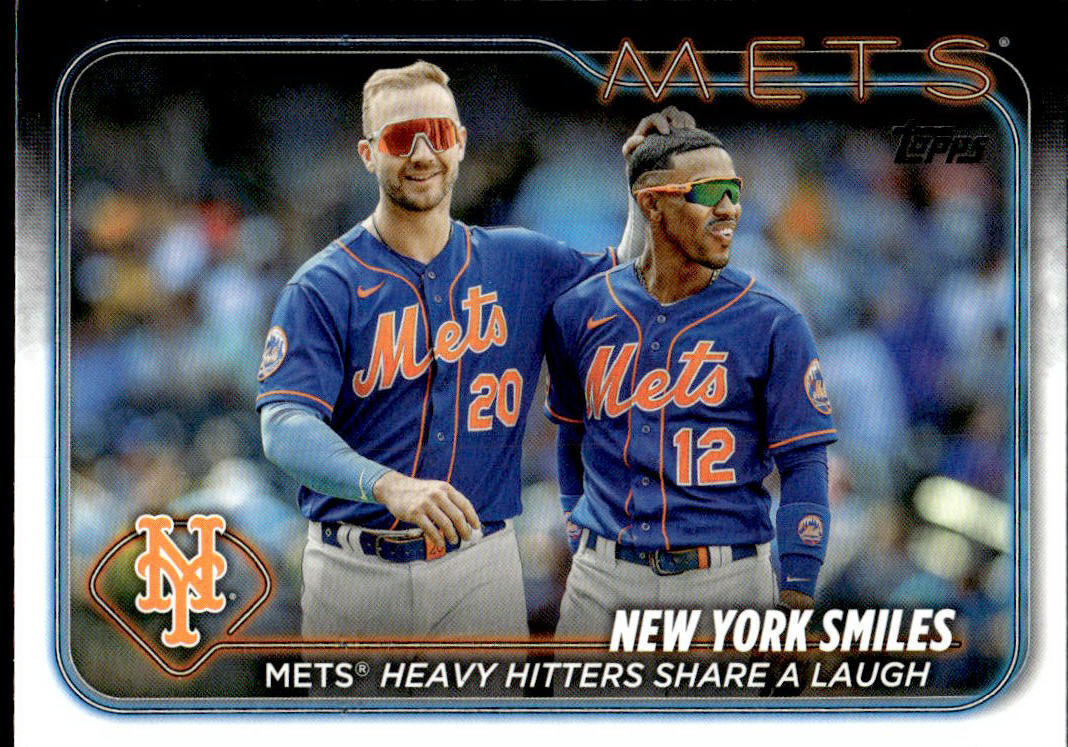 2024 Topps New York Smiles: Mets Heavy Hitters Share a Laugh #38 | eBay