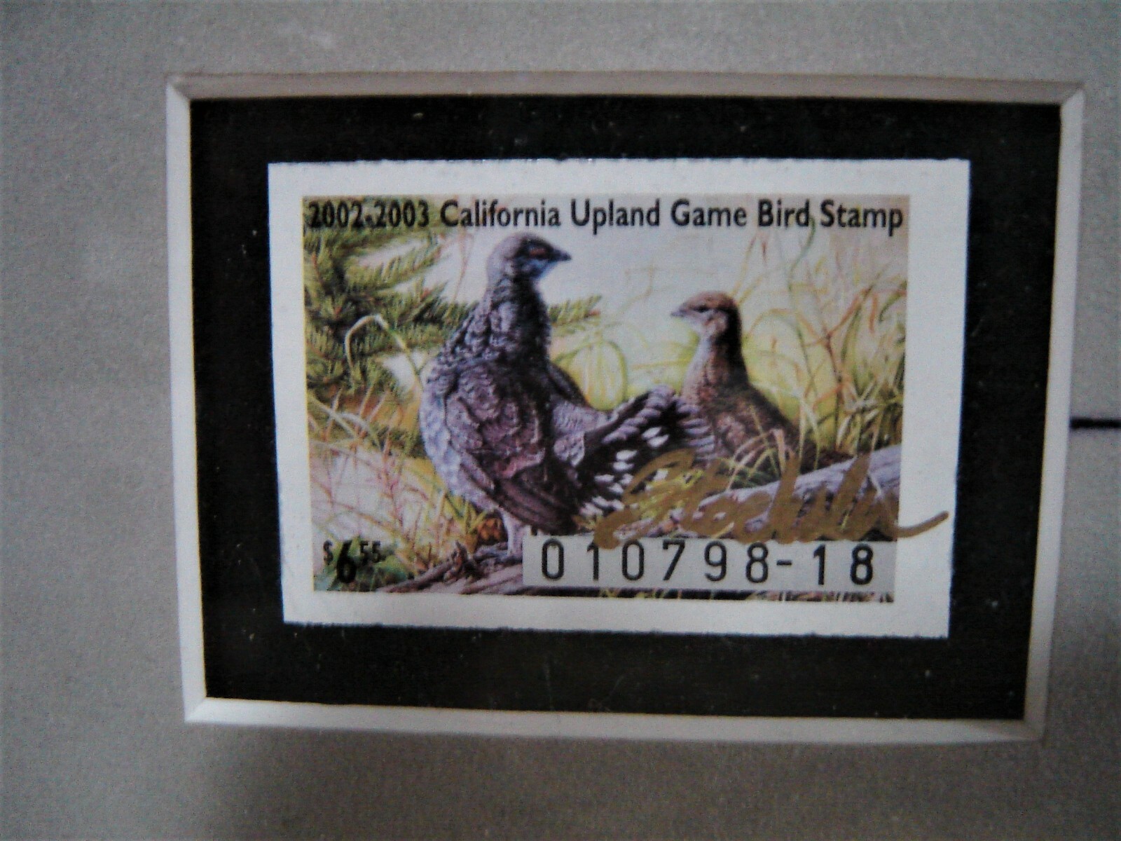 2002-2003 California Upland Game Bird Stamp Print, Pam Stoehsler | eBay