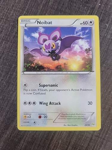 Pokémon TCG Noibat XY Trainer Kit 23/30 for sale online | eBay