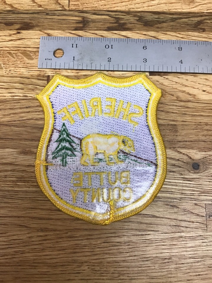 Butte County Sheriff, California Patch New B-7 | eBay
