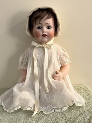 Cute 21" Antique German JDK Kestner 257 Bisque Head Doll Comp Baby Body ...