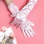 Child Pink Elbow Gloves long formal pageant girl dress up kid princess ...