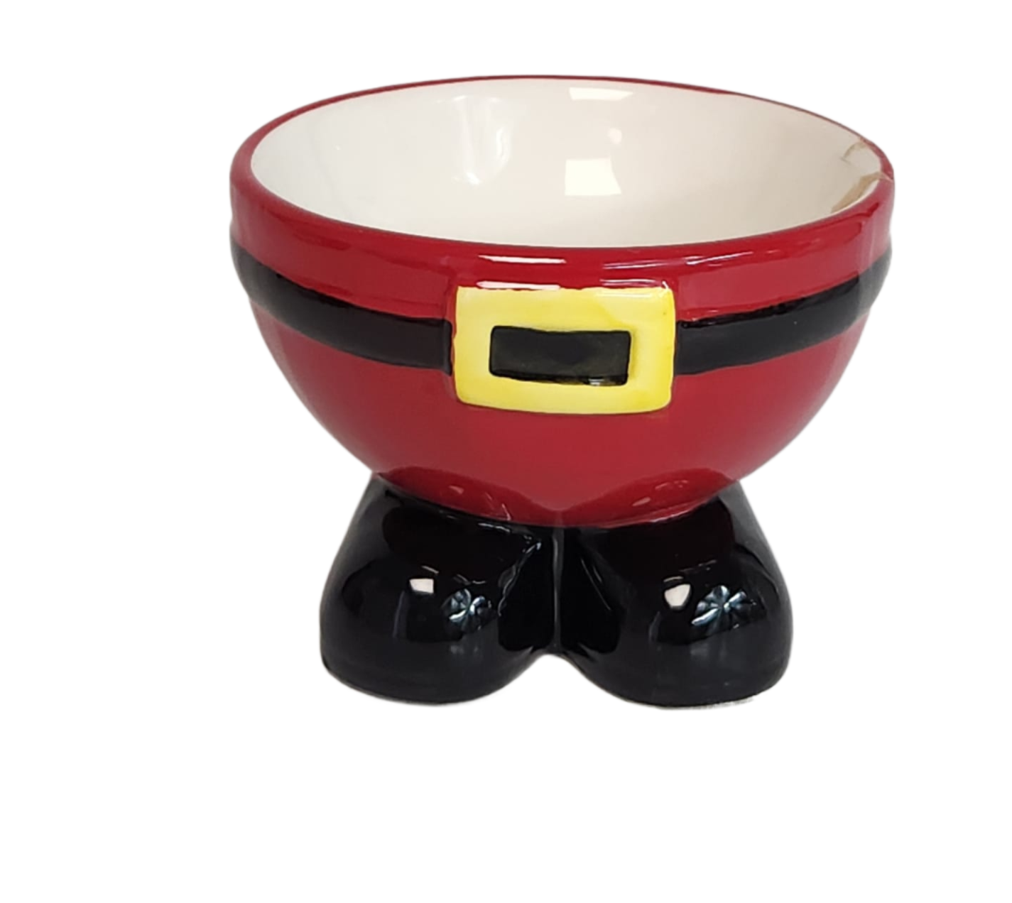 Disney Mickey Mouse Dip Bowl Novelty Santa Footed Cute Look Christmas ...