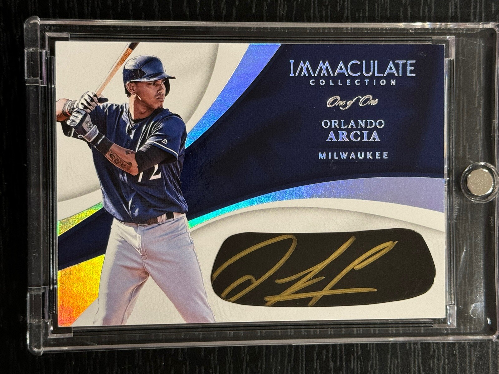 2017 Panini Immaculate Eye Black Gold Ink Autograph Auto #OA Orlando ...