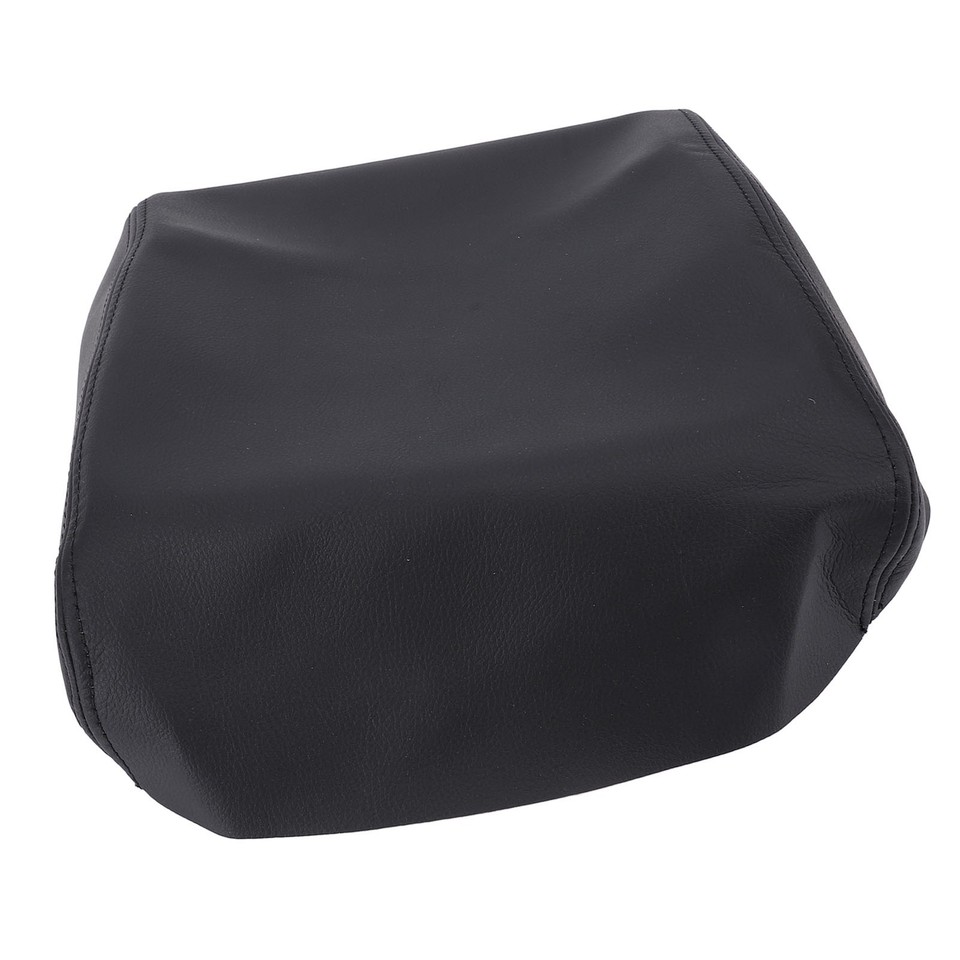 Black Car Center Console Cover Microfiber Pu Leather Water Resistant ...
