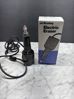 Bruning Electric Drafting Eraser Cat No 87-300 In Original Box | eBay