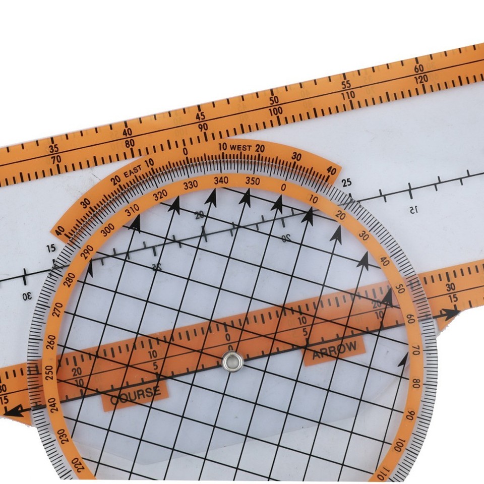 Lightweight Aviation Navigation Tool with Transparent ABS for Easy ...