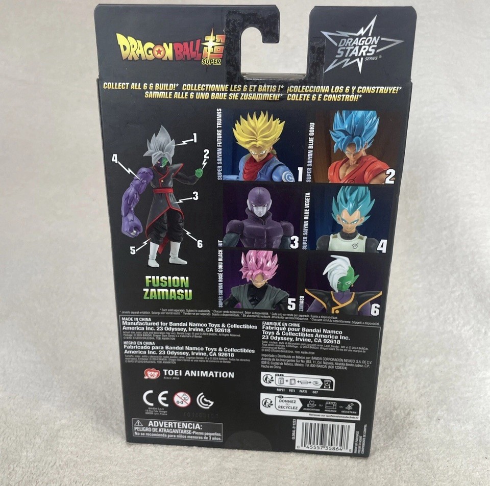 Dragon Ball Super Dragon Stars HIT Figure Build-A-Figure Zamasu Sealed ...