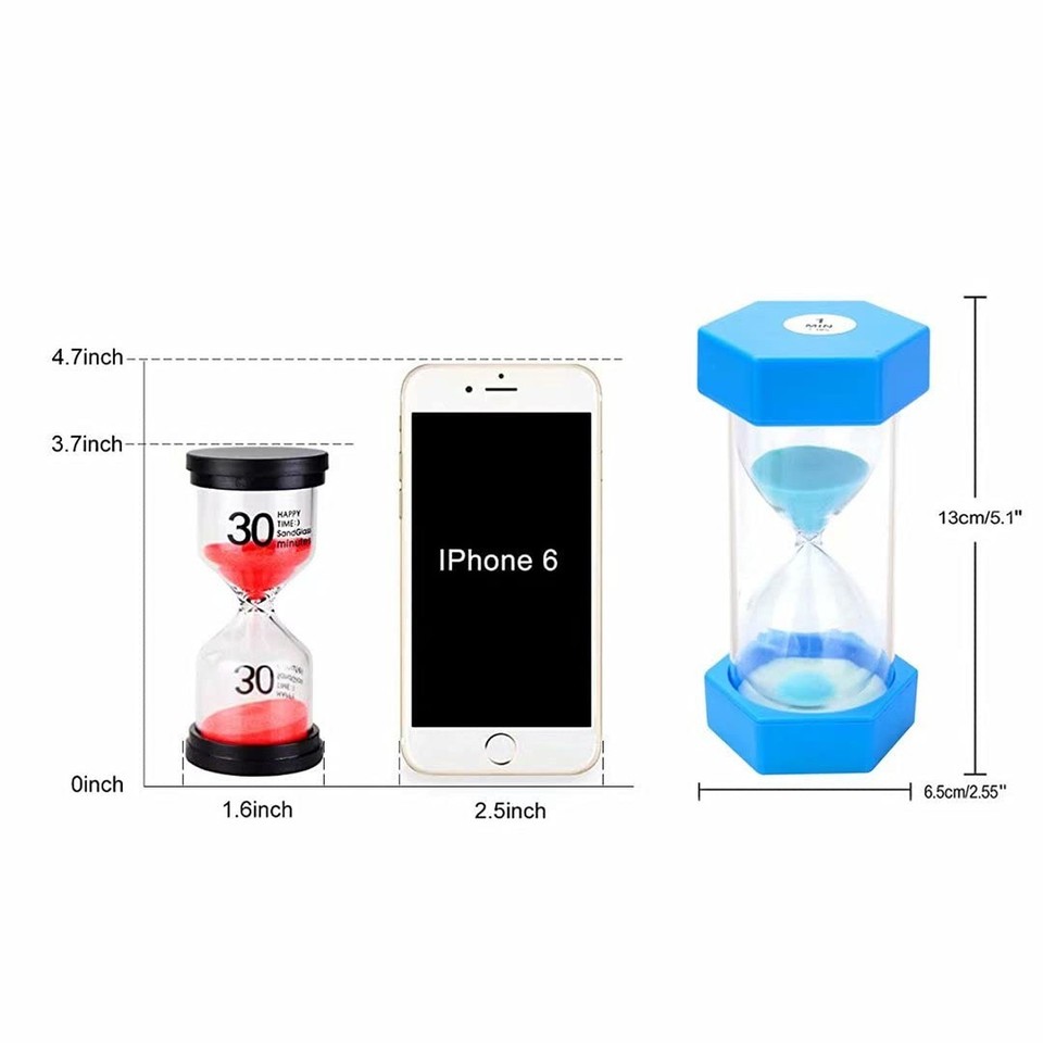 Large Sand Timer, 10/20/30 Minutes Hourglass, Sandglass Timers ...