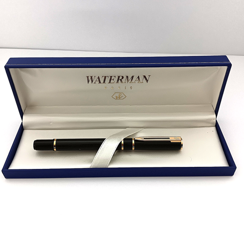Waterman Paris France Green With Black Spots Fine Fountain Pen With Box ...