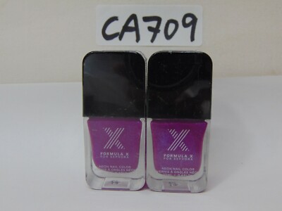 LOT OF 2 SEPHORA FINGER NAIL POLISH FORMULA X SEALED COLOR HYPED NEON ...