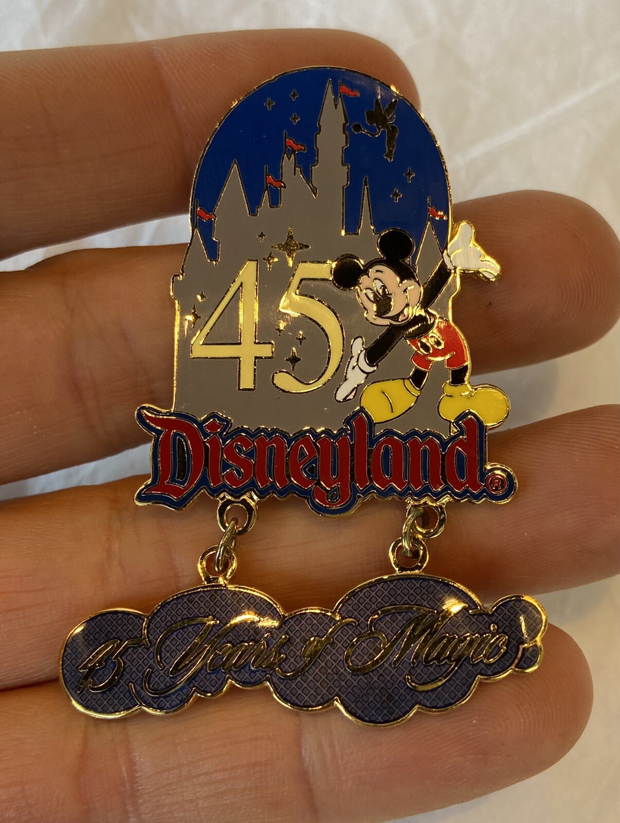 Disneyland 45 Years of Magic Dangle Pin 2000 | eBay