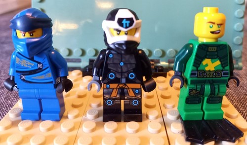 Lot de 3 Lego minifig Ninjago, Digi Cole njo579 njo489 njo702 sans ...