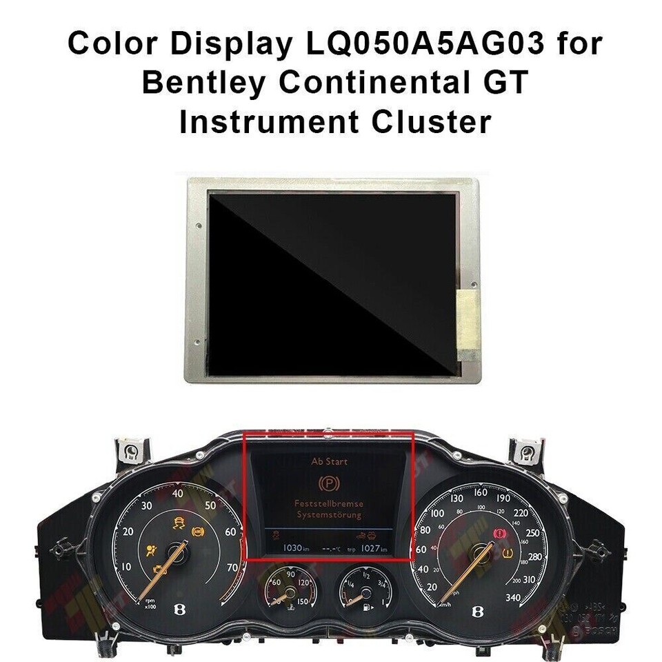 Gauge LCD Display Screen For Porsche Cayenne Touareg Phaeton Instrument ...