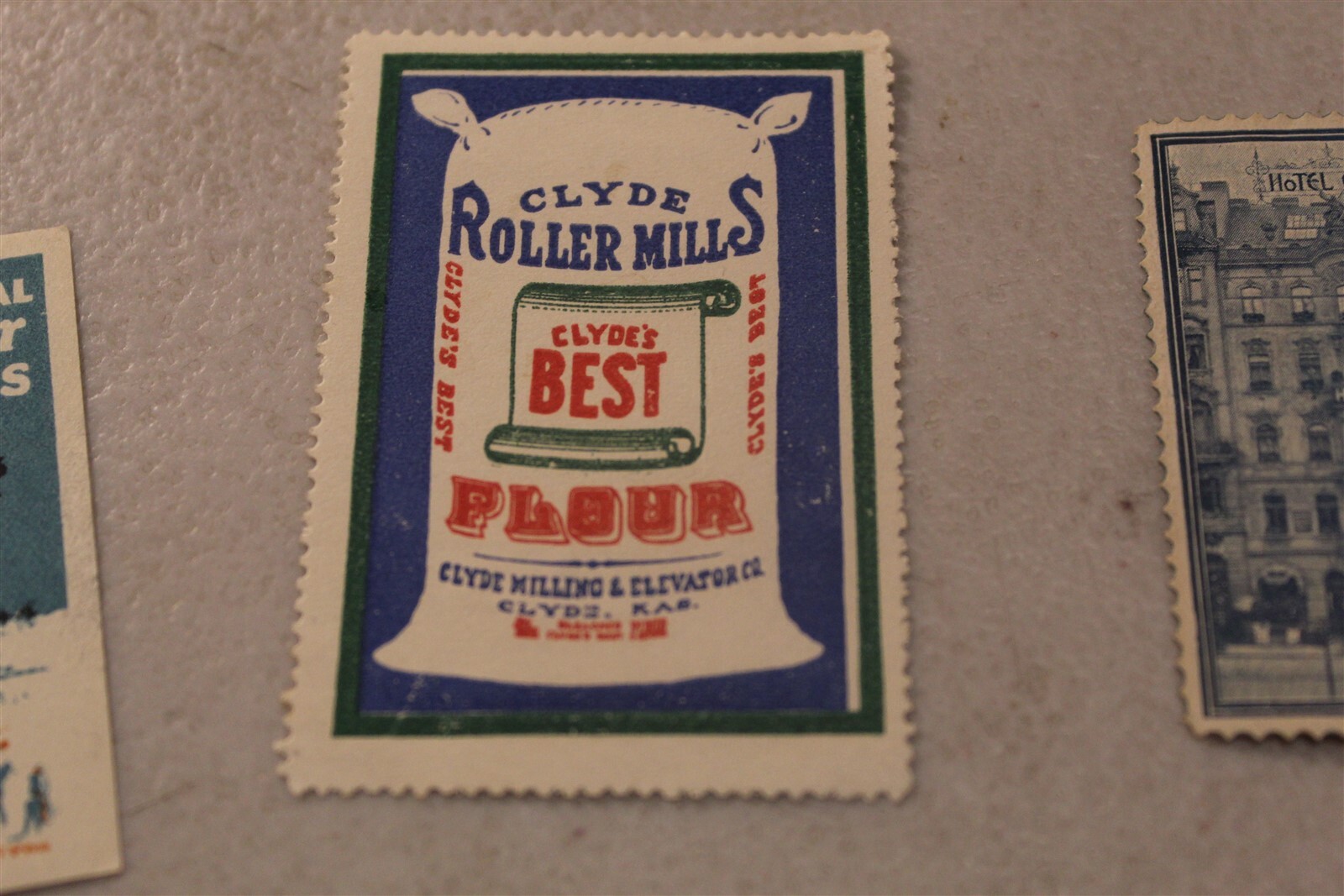 CLYDE ROLLER MILLS FLOUR POSTER STAMP H | eBay