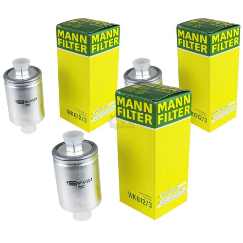 3x Original MANN-FILTER Filtre pour Carburant Wk 612/3 Carburant | eBay
