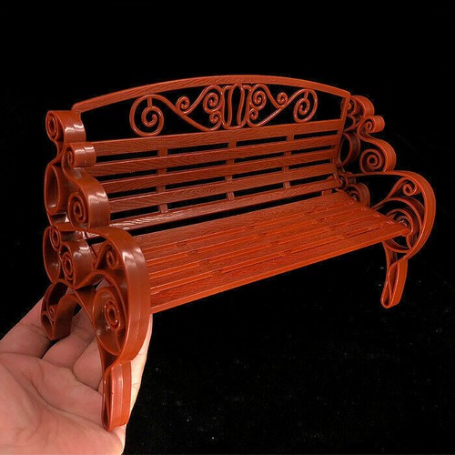 12" 1/6 Scale Assembleable Plastic Bench Model Scene Accessories Toy ...