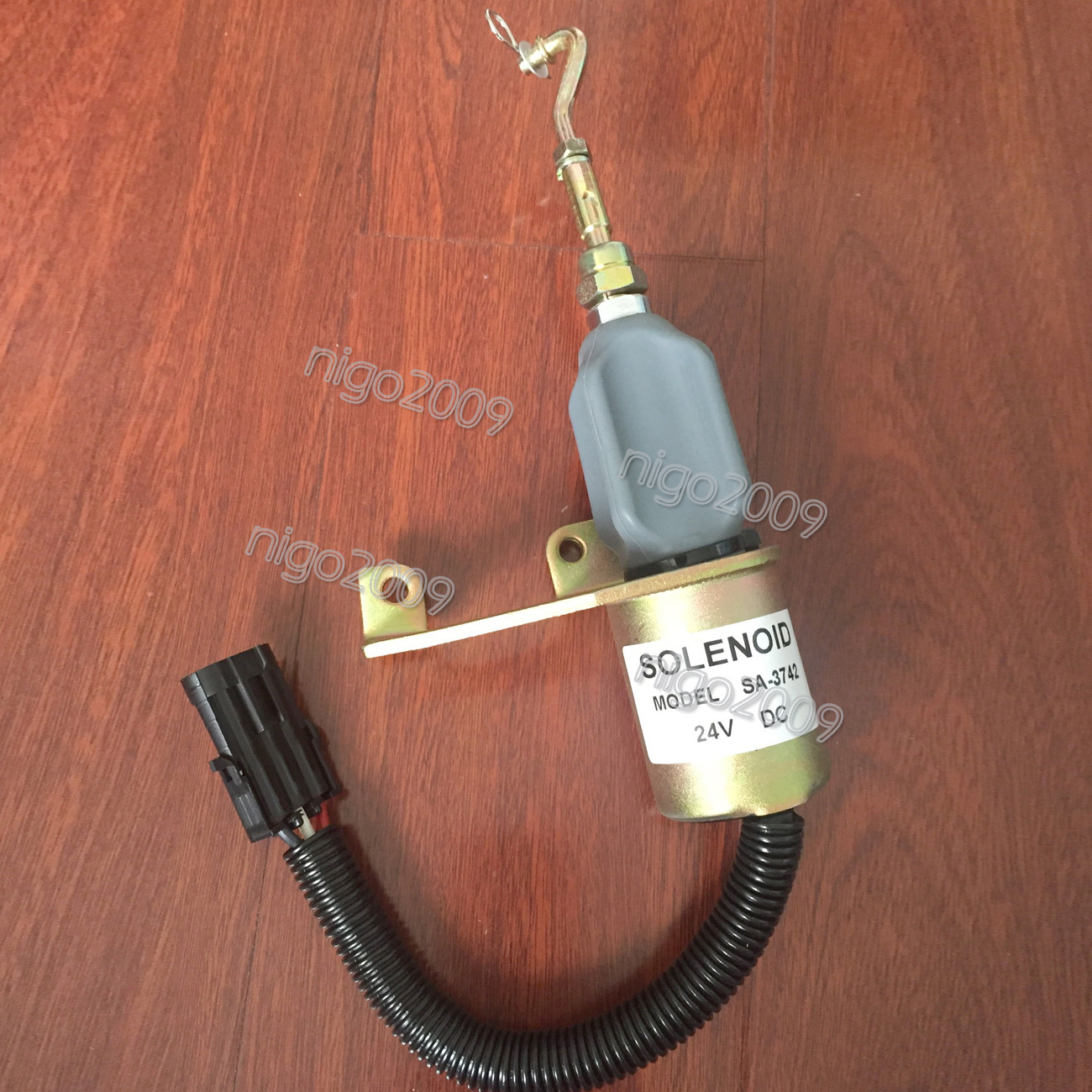 for Cummins 6BT 5.9L Engine Fuel ShutOff Stop Solenoid Valve 3974947 ...